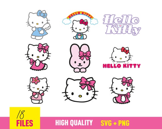 Kitty Bundle SVG kitty svg Printable kitty svg kitty | Etsy France