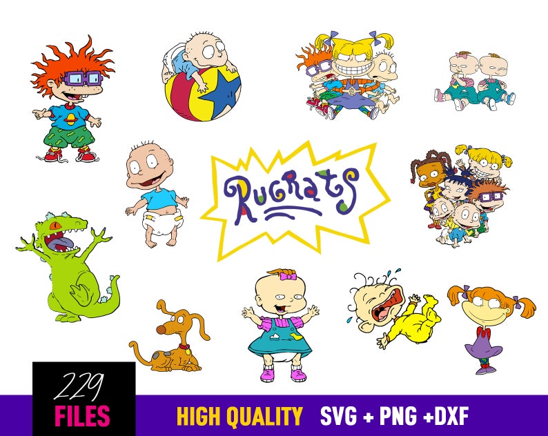 229 Rugrats svg Rugrats Bundle Layered SVG Rugrats PNG | Etsy France