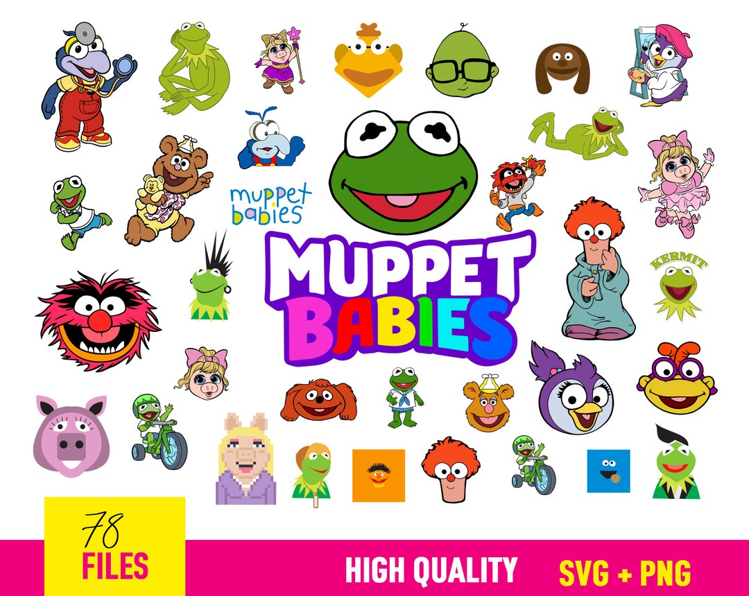 SVG Bundle Cricut Silhouette Cut Files the Muppets Svg - Etsy