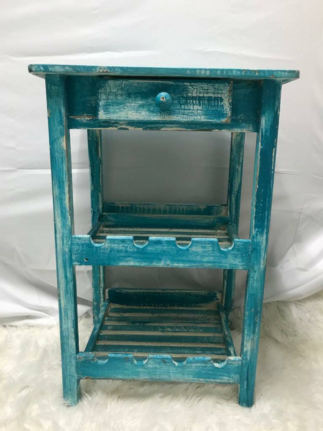 Cute Blue Coffee Table - Etsy