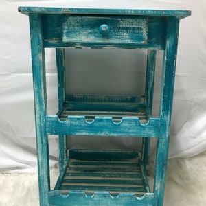 Cute Blue Coffee Table - Etsy