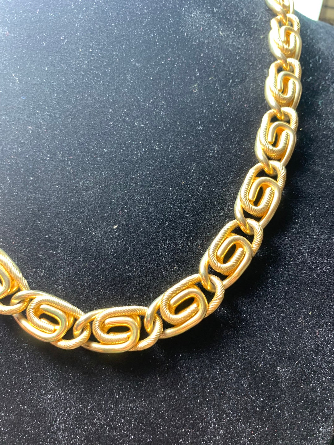 Sarah Coventry Heavy Gold Tone Chain - Etsy