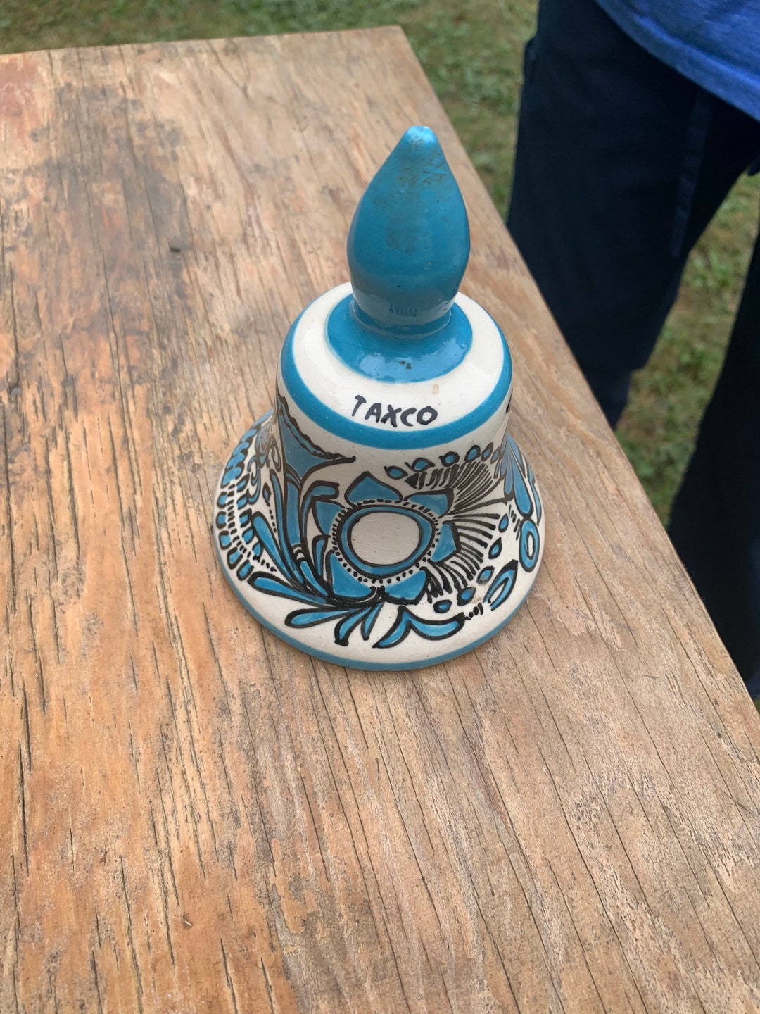 Mexican Taxco Art Pottery Bell - Etsy