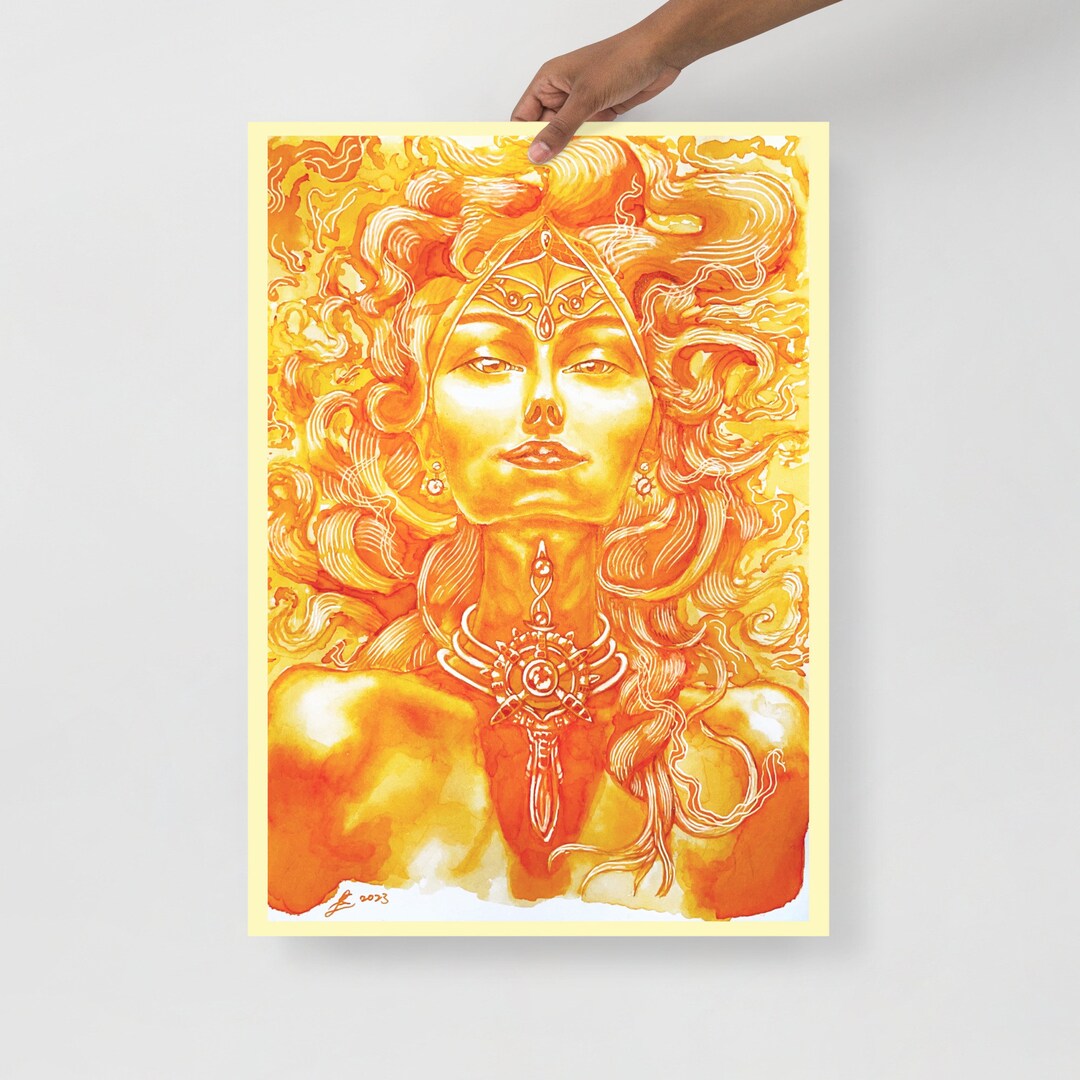 Solar Art Print Poster - Etsy