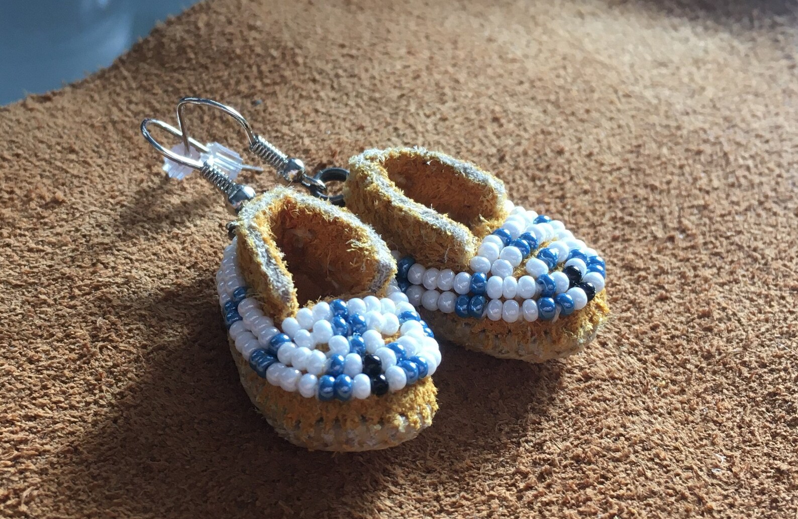 Native American Moccasin Earrings - Etsy