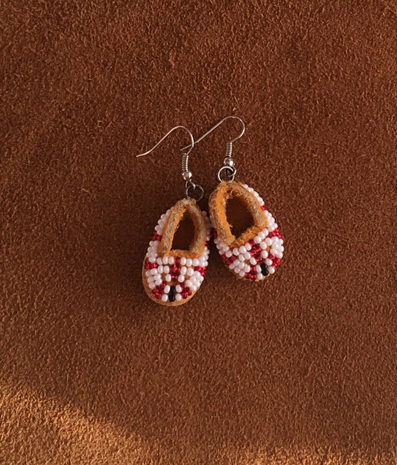 Native American Moccasin Earrings - Etsy