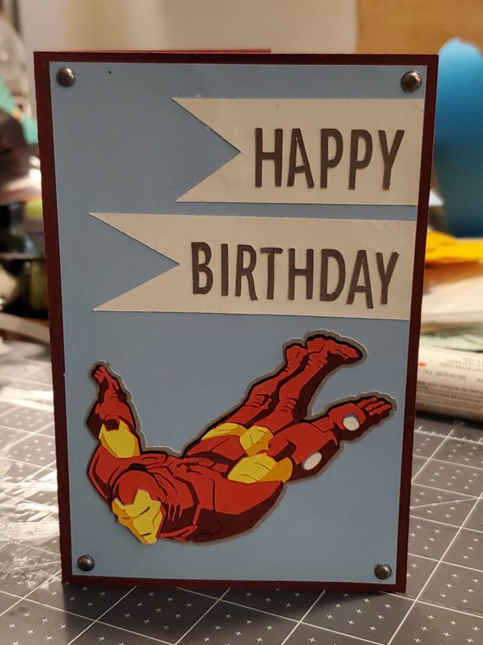 Iron Man Birthday Card - Etsy