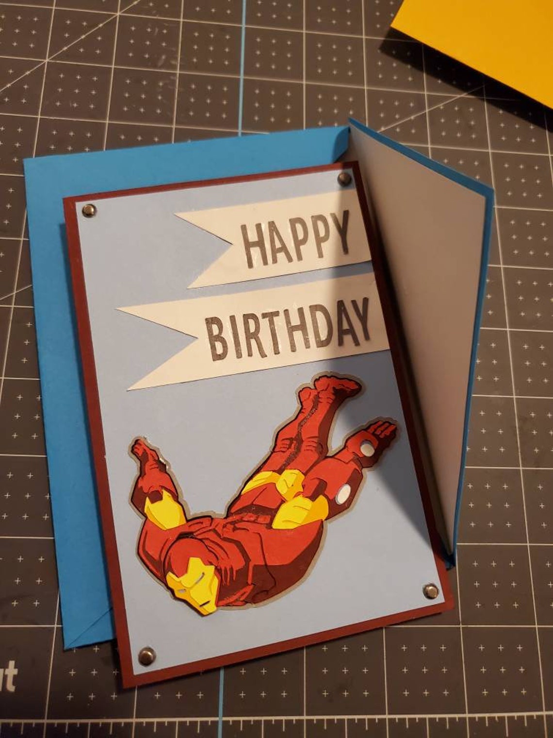 Iron Man Birthday Card - Etsy