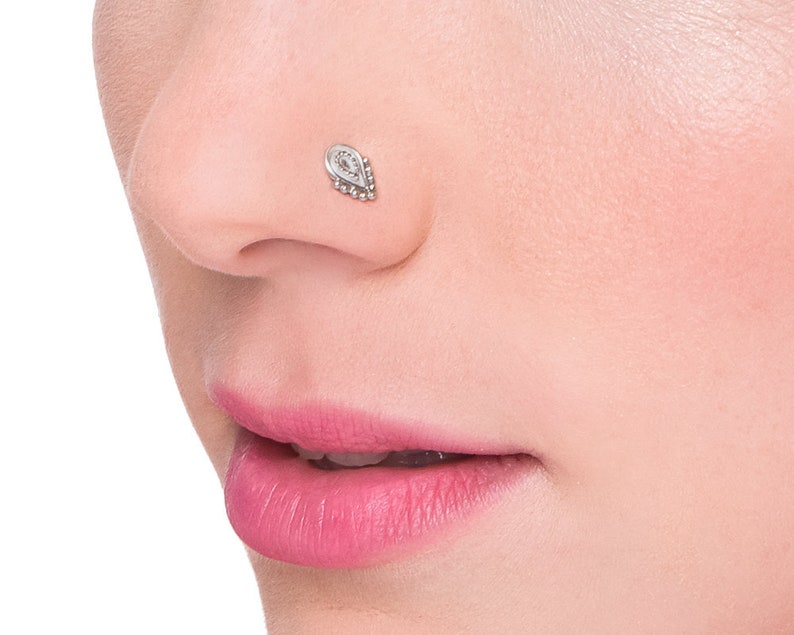Nose Stud Silver Nose Stud Nose Stud Piercing Nose Stud - Etsy