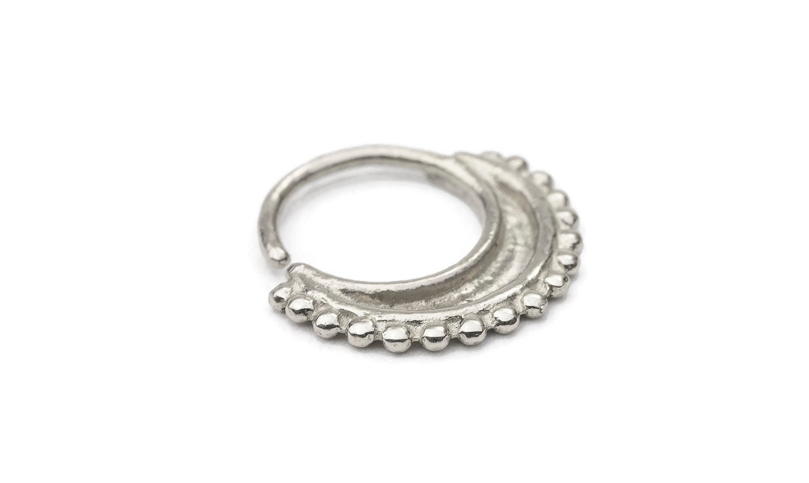 Helix Silver Helix Hoop Ring Cartilage Earring Sterling | Etsy