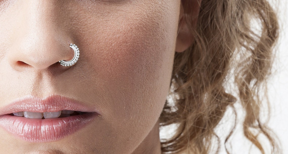 Silver Daith Daith Earring Daith Piercing Silver Daith | Etsy