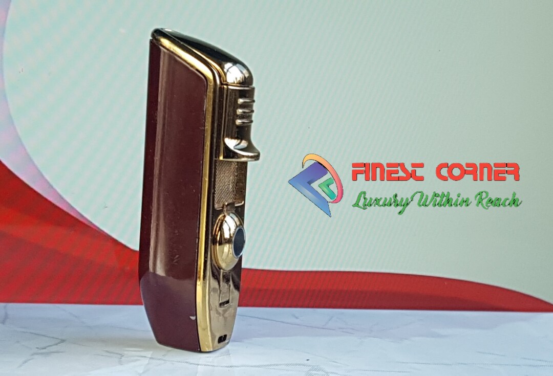 Jet Lighter Burgundy Lacquer Functional Excellent Quality Very Good ...