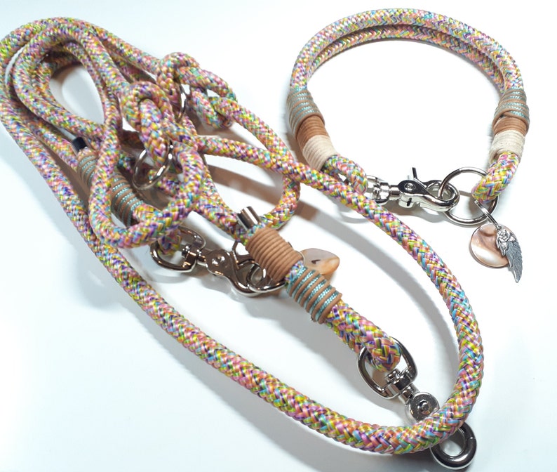 Dog Collar Dog Leash Collar Set angel Made of PPM - Etsy