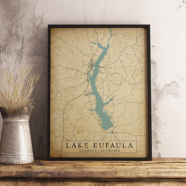 Lake Eufaula Svg - Etsy