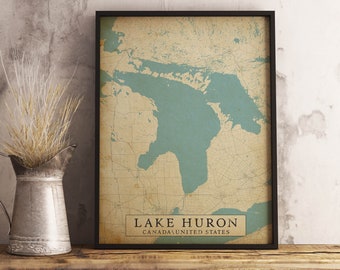 Lake Huron Poster - Etsy