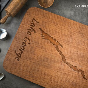 Lake George Map, New York Map Vector File - Instant Download SVG \ DXF ...