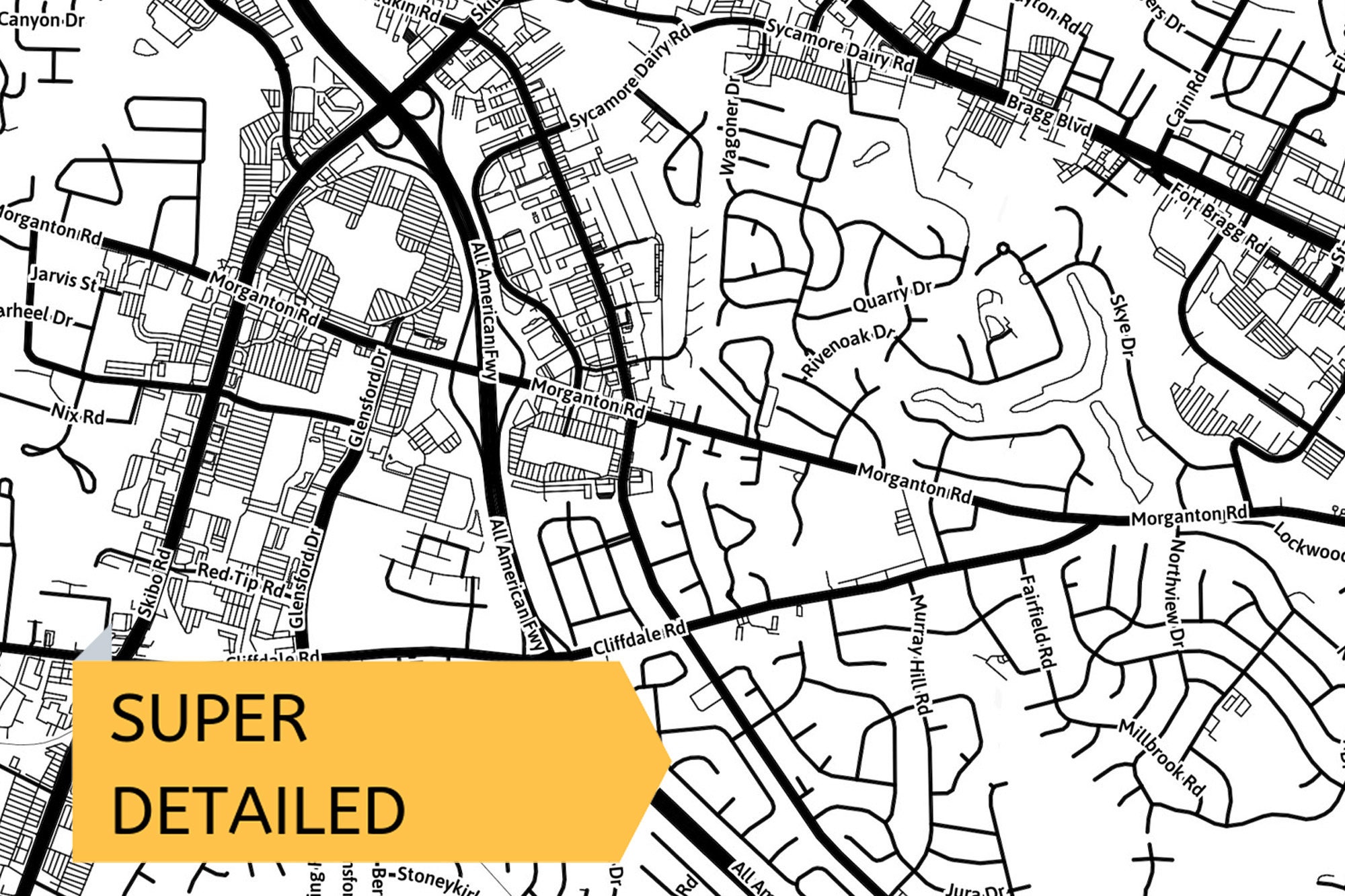 Printable Street Map Of Fayetteville Nc Fayetteville, North Carolina