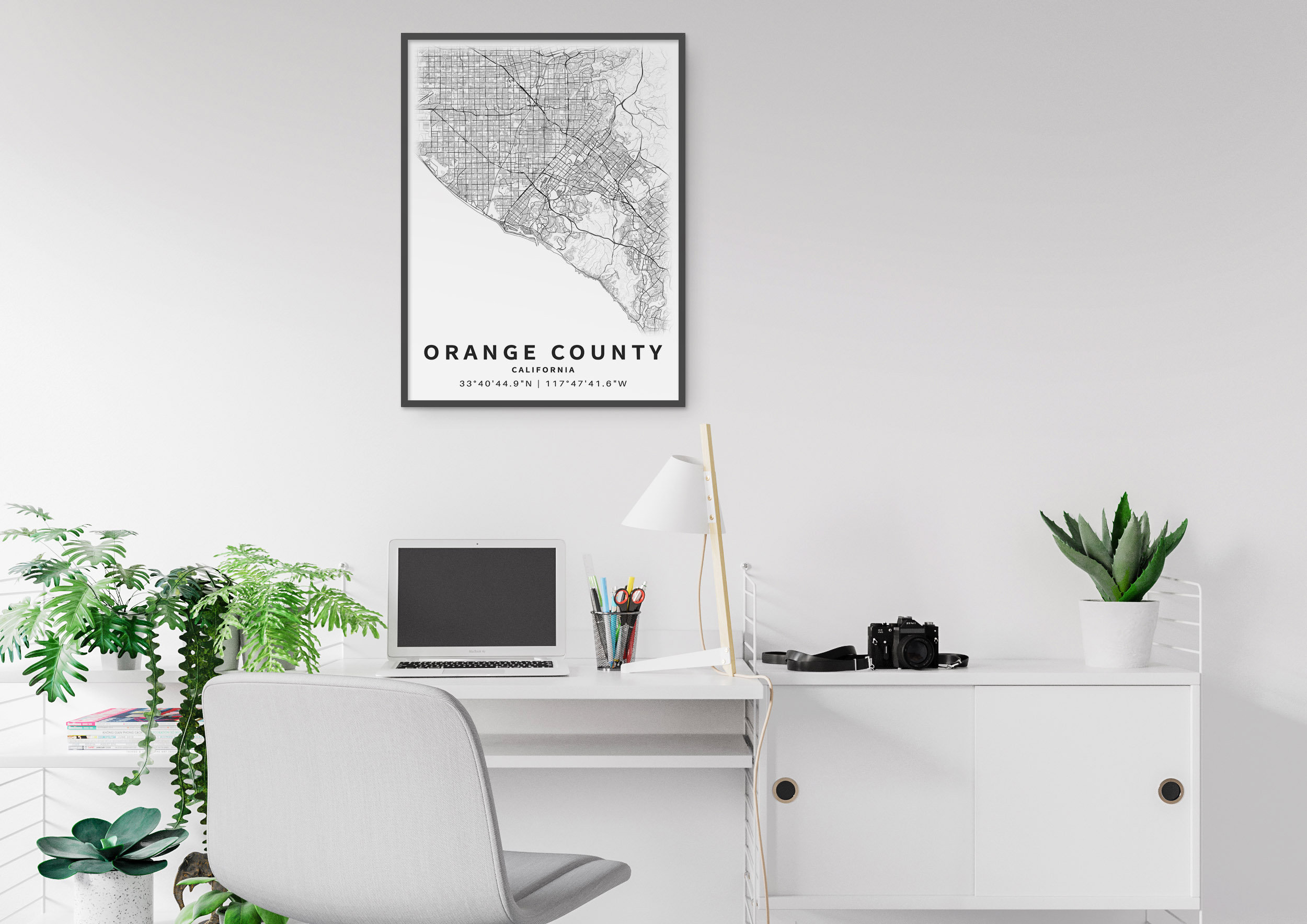 Printable Map of Orange County, California, USA With Street Names ...