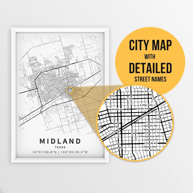 Midland Texas - Etsy