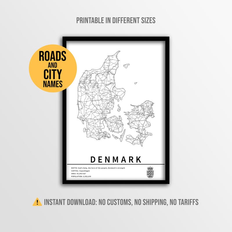 Odense Denmark Poster - Etsy