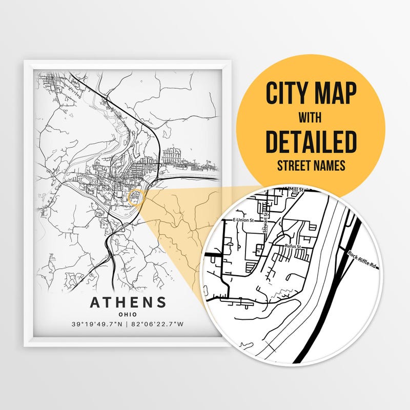 Athens Ohio - Etsy
