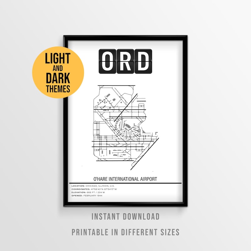 Ohare Airport Prints - Etsy