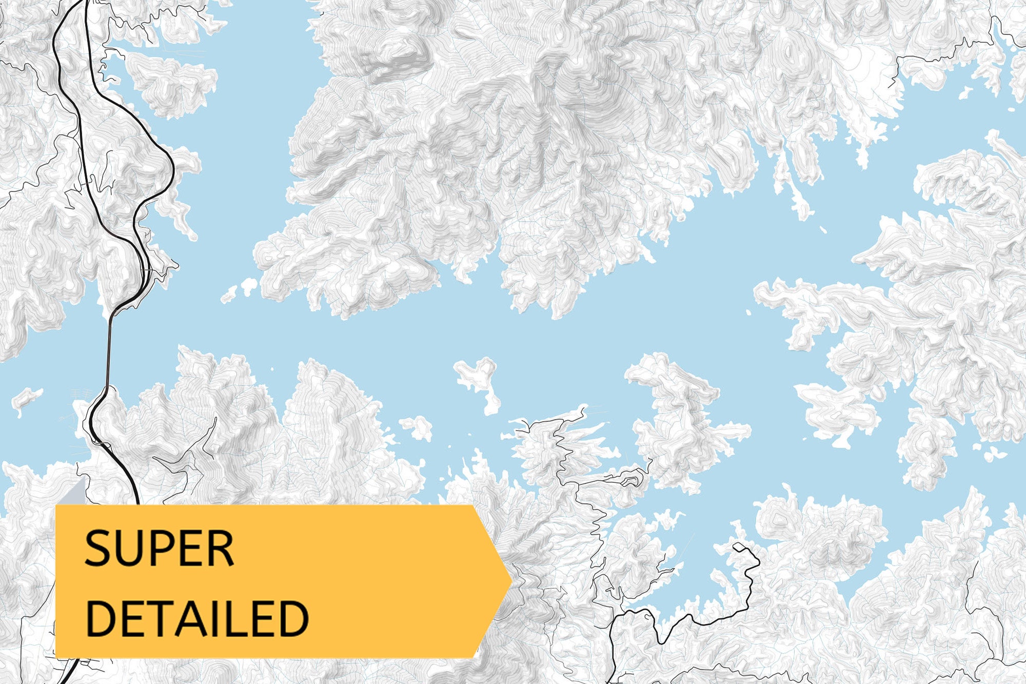 Printable Map of Shasta Lake California United States - Etsy