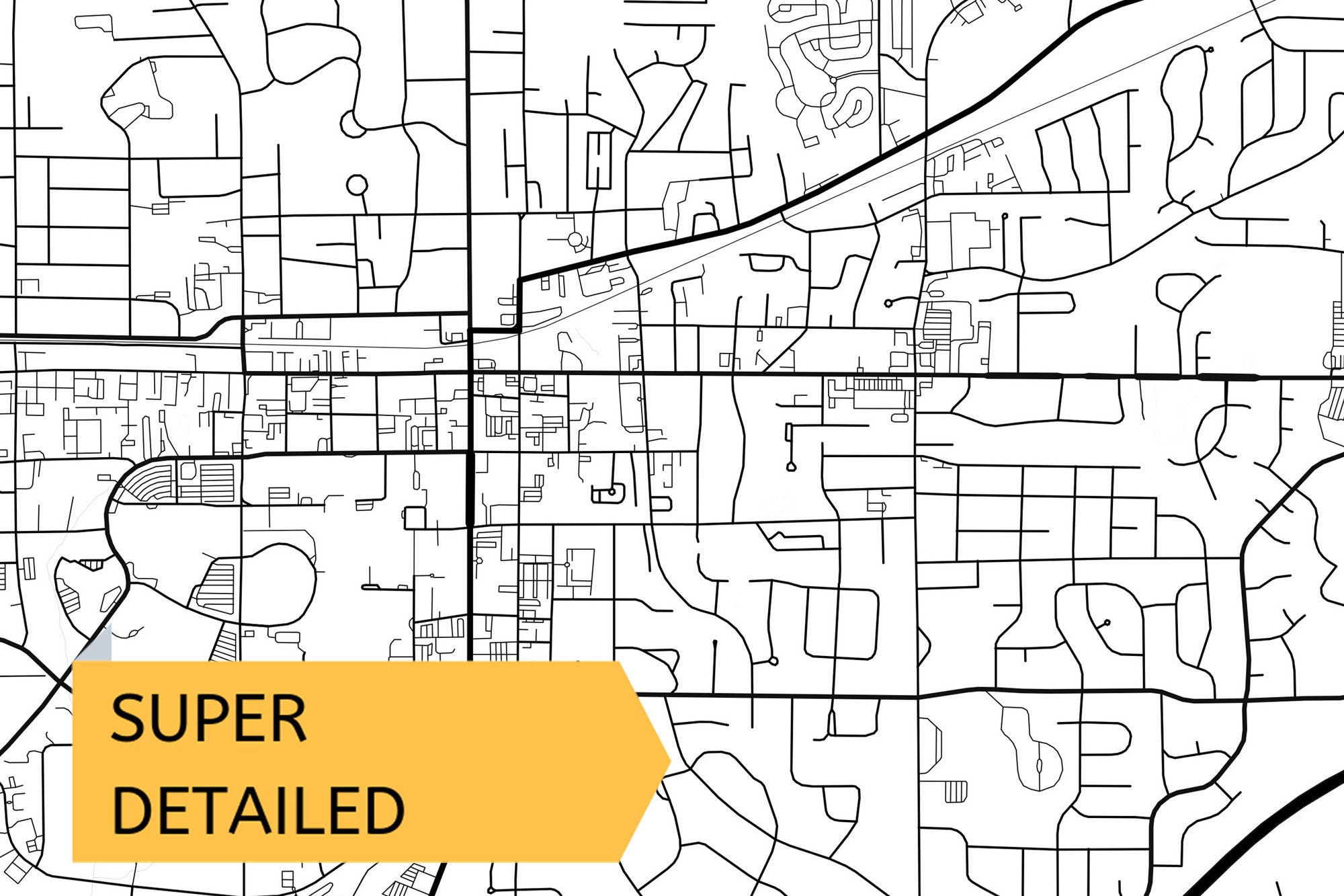 Auburn AL map print Alabama USA city map Instant Download | Etsy