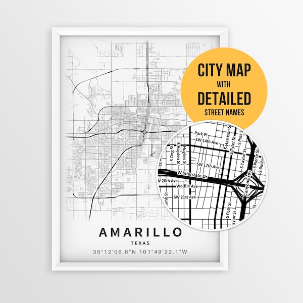 Amarillo Tx Wall Art - Etsy