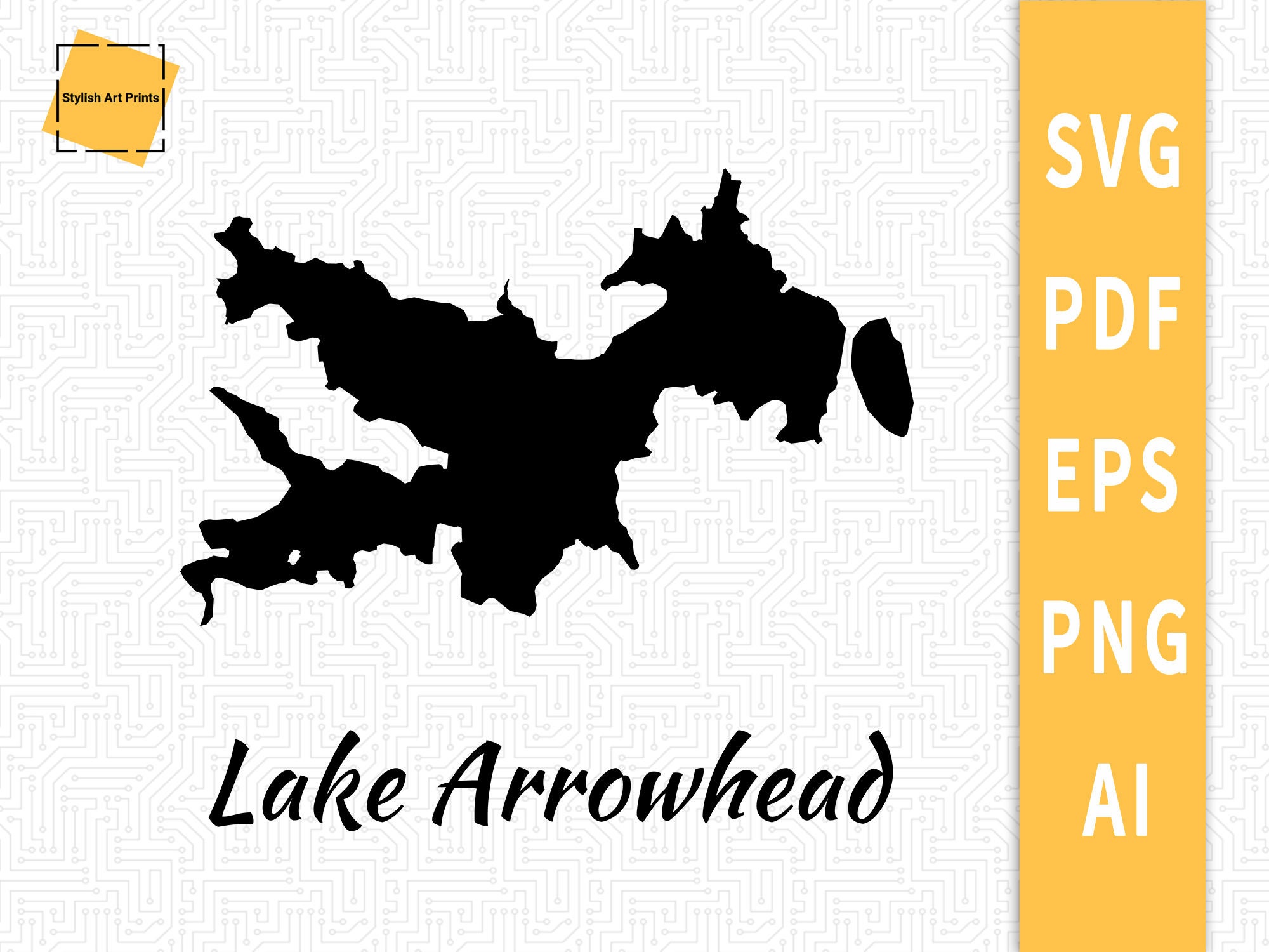 Lake Arrowhead California Map