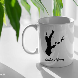 Lake Afton Kansas Map SVG Vector File Instant Download SVG - Etsy