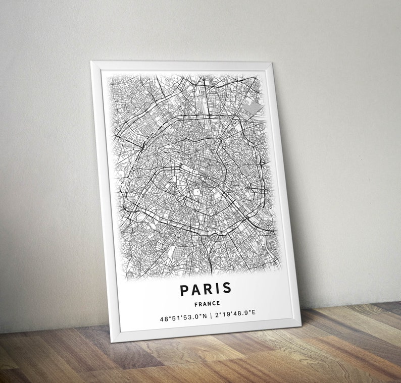 Download Printable Map Of Paris - Download Printable Map Of Paris Major ...