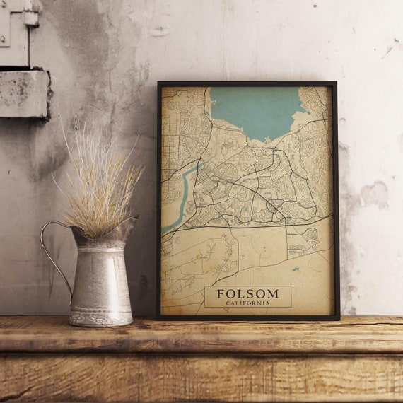 Historic Maps Of Folsom Ca