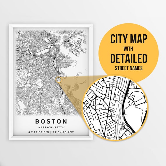 Map Of Usa Showing Boston