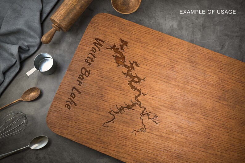 Watts Bar Lake Map SVG Tennessee Map Vector File Instant - Etsy