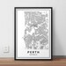 Printable Map of Perth Australia Instant Download City - Etsy