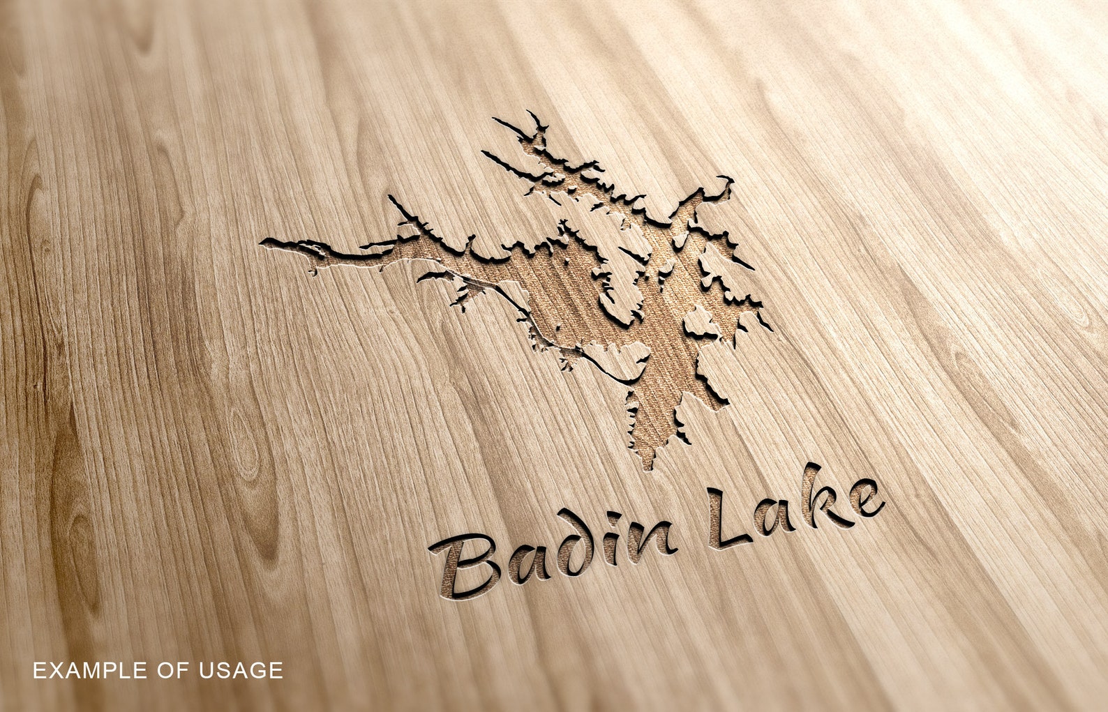 Badin Lake Map SVG North Carolina Map Vector File Instant - Etsy