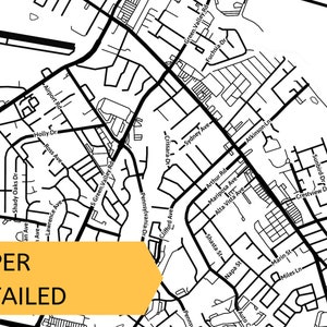 Printable Map of Watsonville, California, USA With Street Names ...