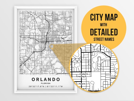Prints Digital Print Poster Unique Blue City Map Trendy Map Digital Art ...