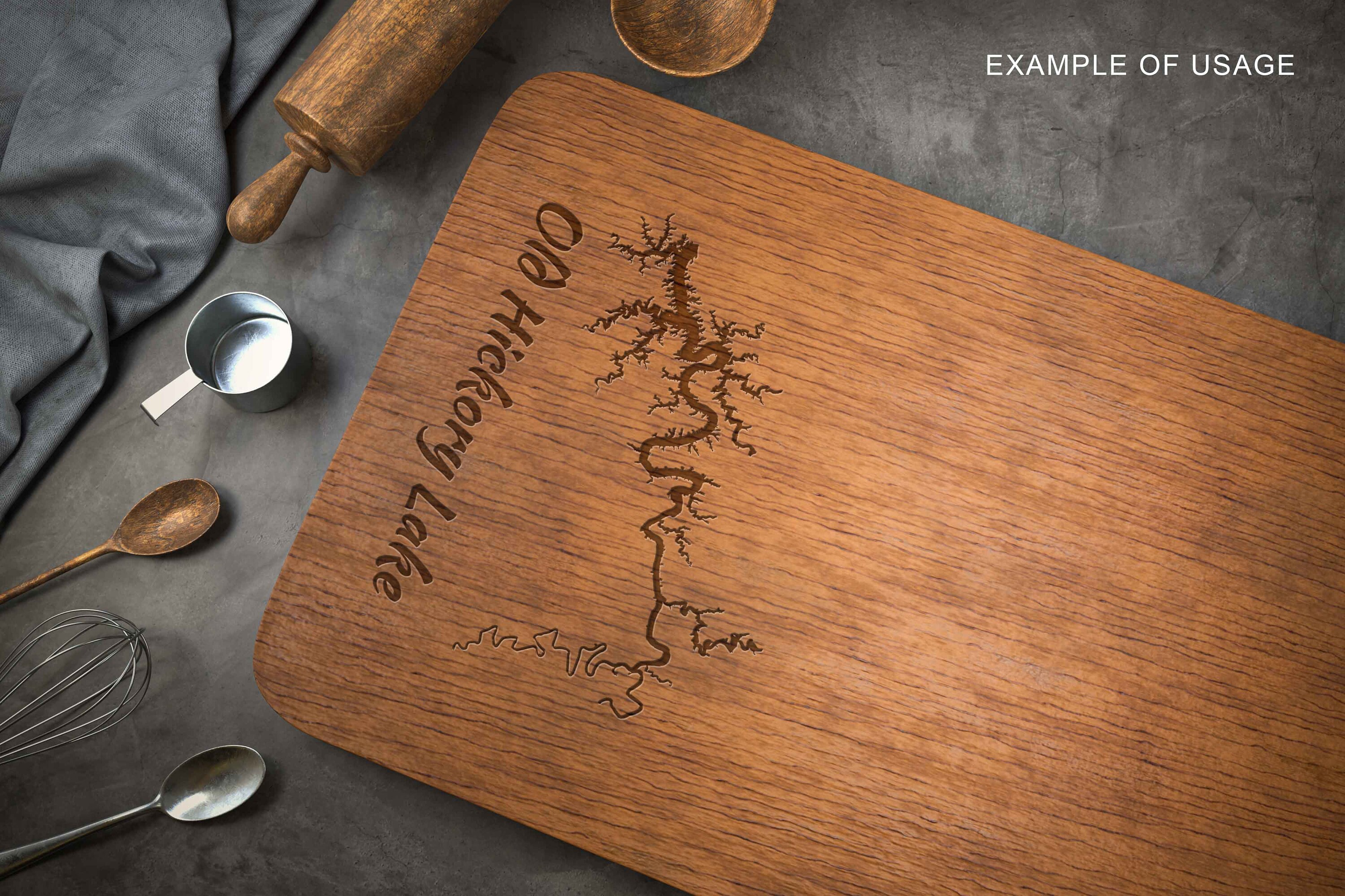 Old Hickory Lake Map SVG, Tennessee Map Vector File - Instant Download ...