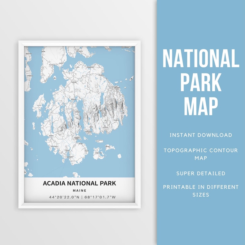 Acadia Printable Wall Art - Etsy