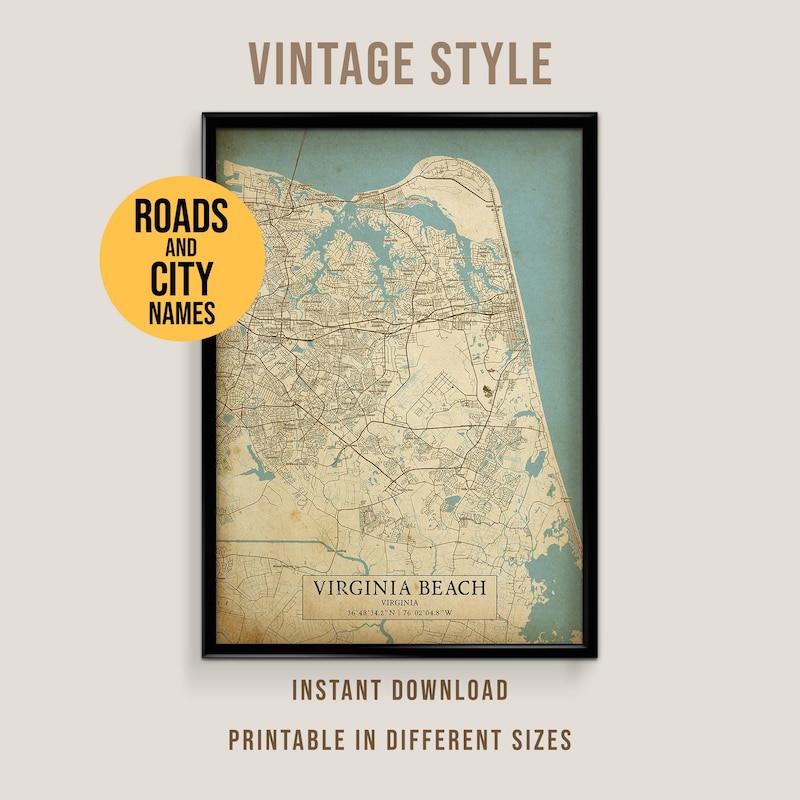 Antique Virginia Beach - Etsy