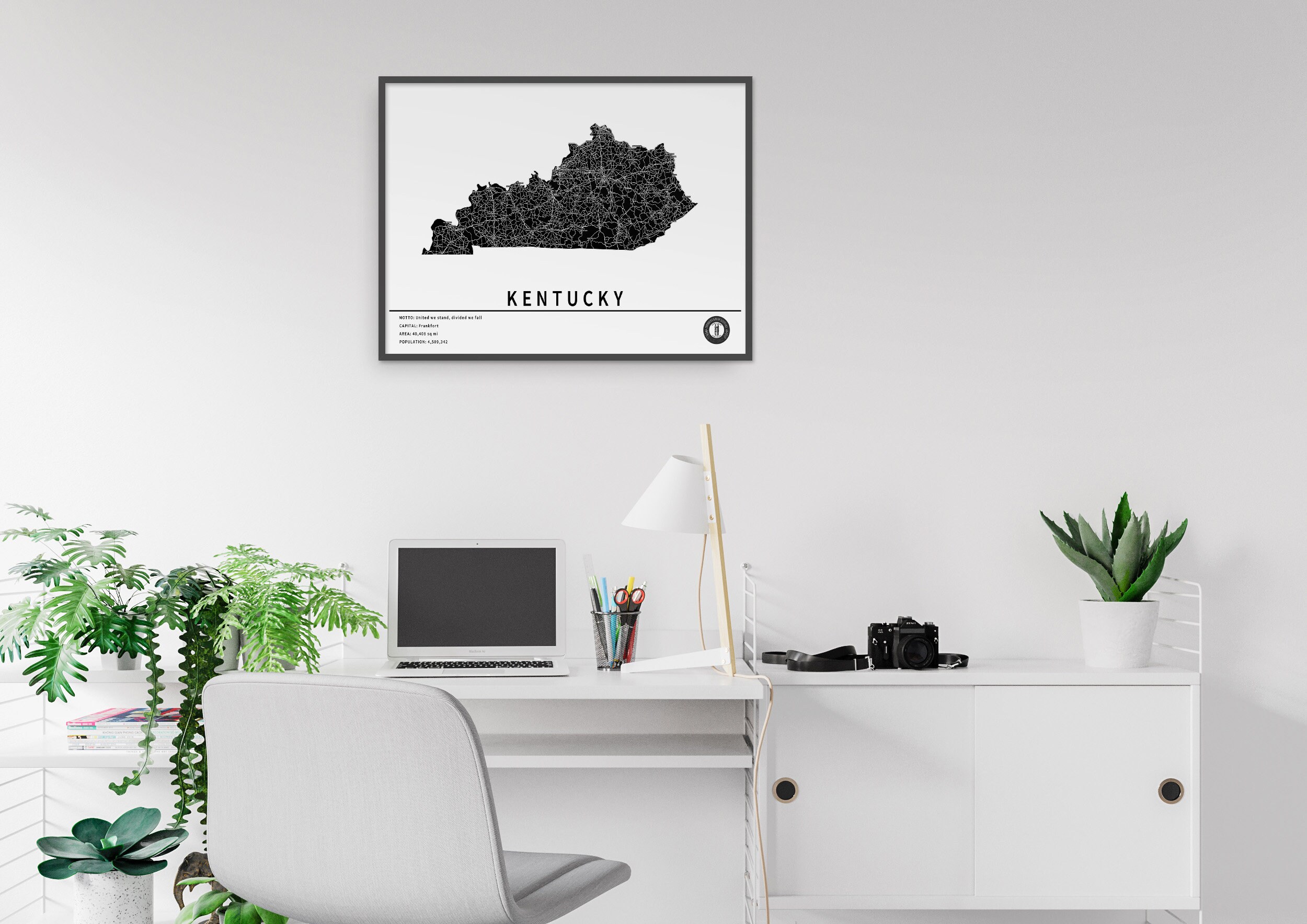 Mapa De Kentucky Para Imprimir Con Ciudades