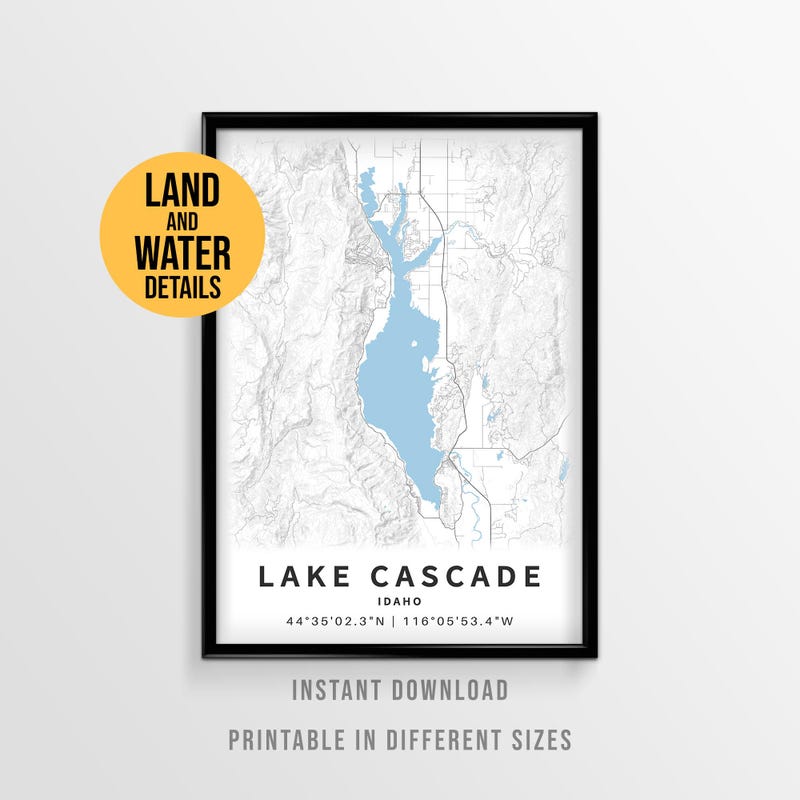 Idaho and Fishing Poster - Etsy