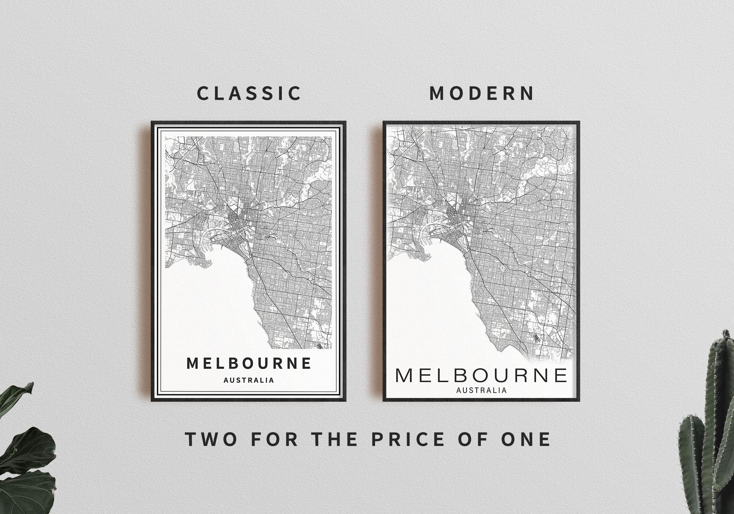 Printable Map of Melbourne Australia Instant Download - Etsy