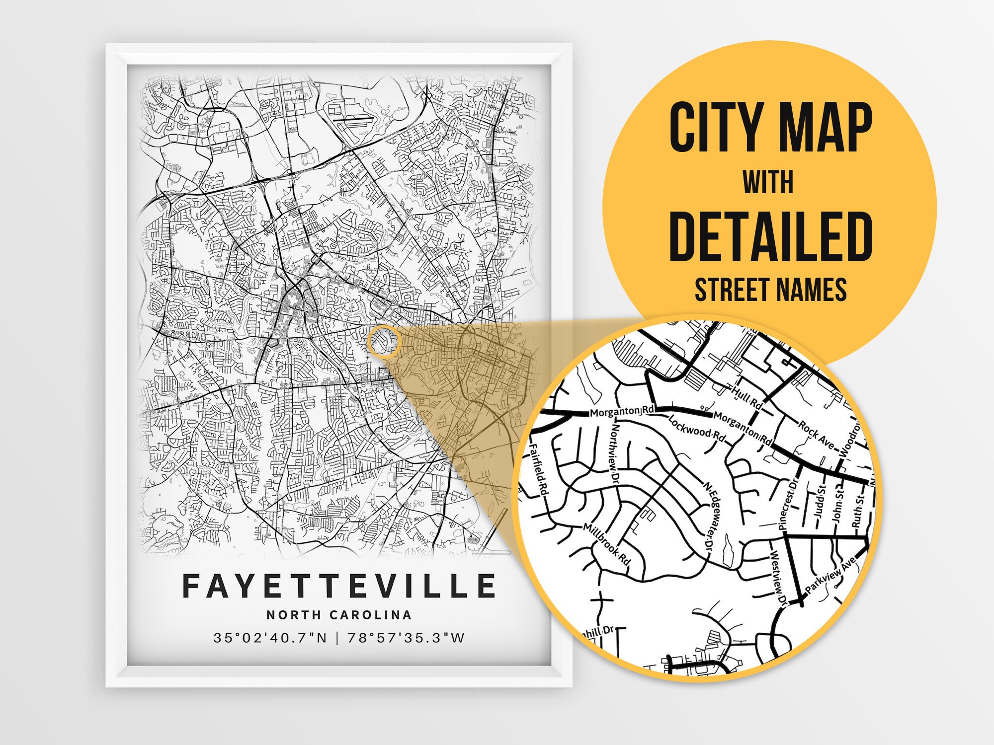 Interactive Map Of Fayetteville Nc