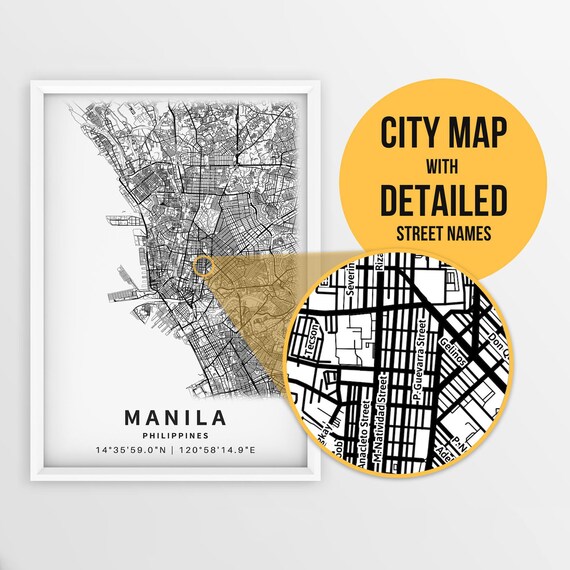 Manila Map Detailed