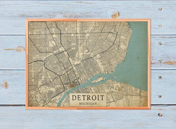 Detroit, Mi Map