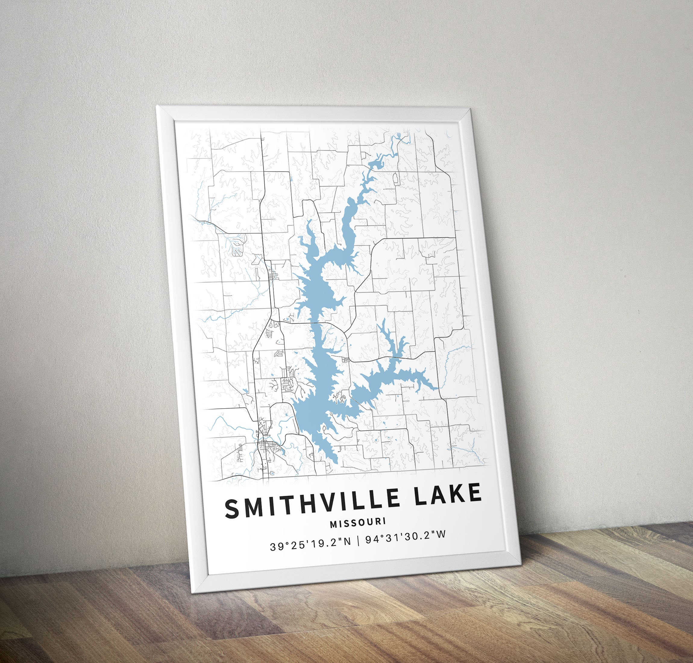Old Smithville Lake Missouri Map