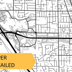 Printable Map of Orem, Utah United States Instant Download City Map ...